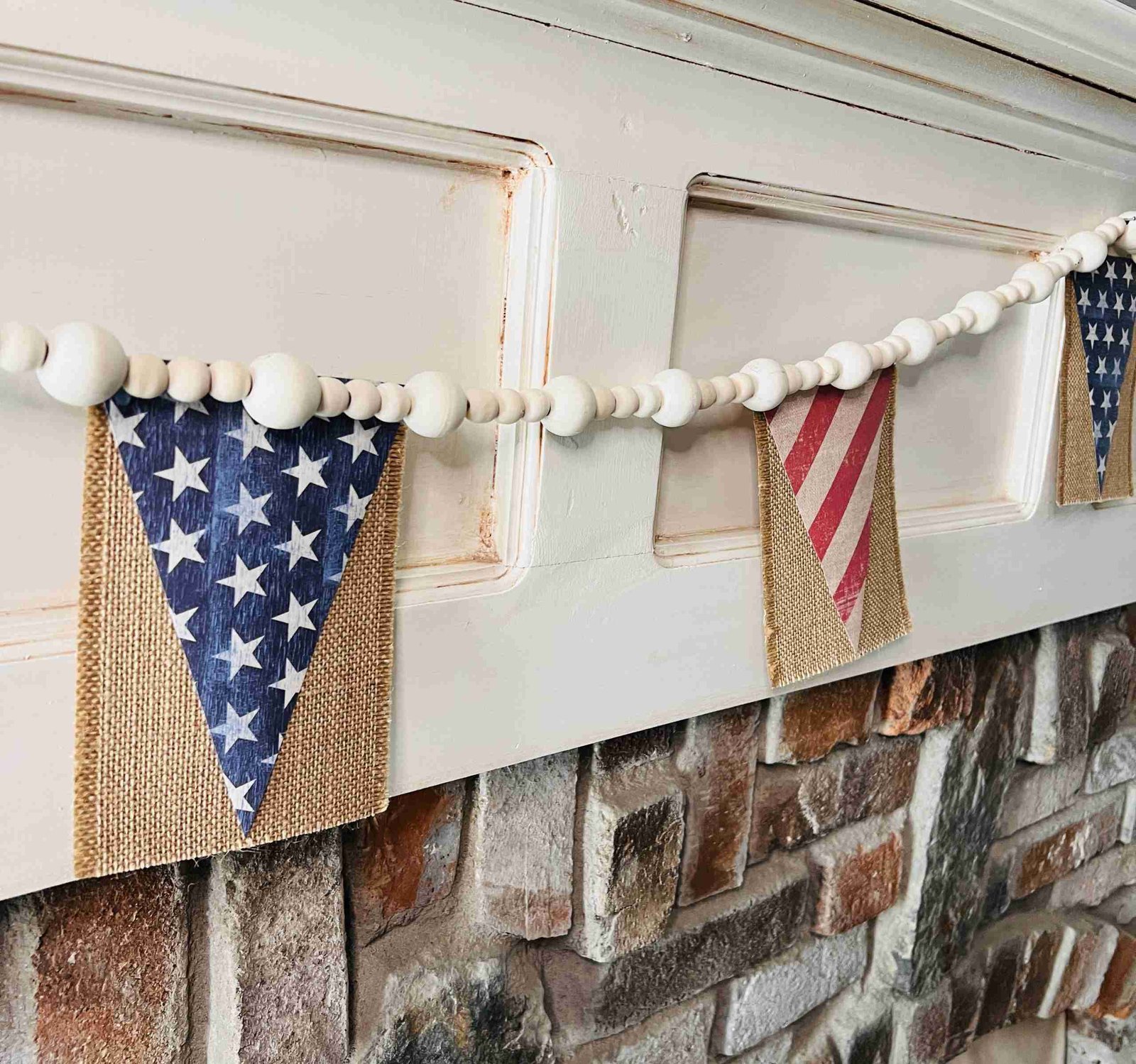 Easy DIY Patriotic Banner - Word & Home