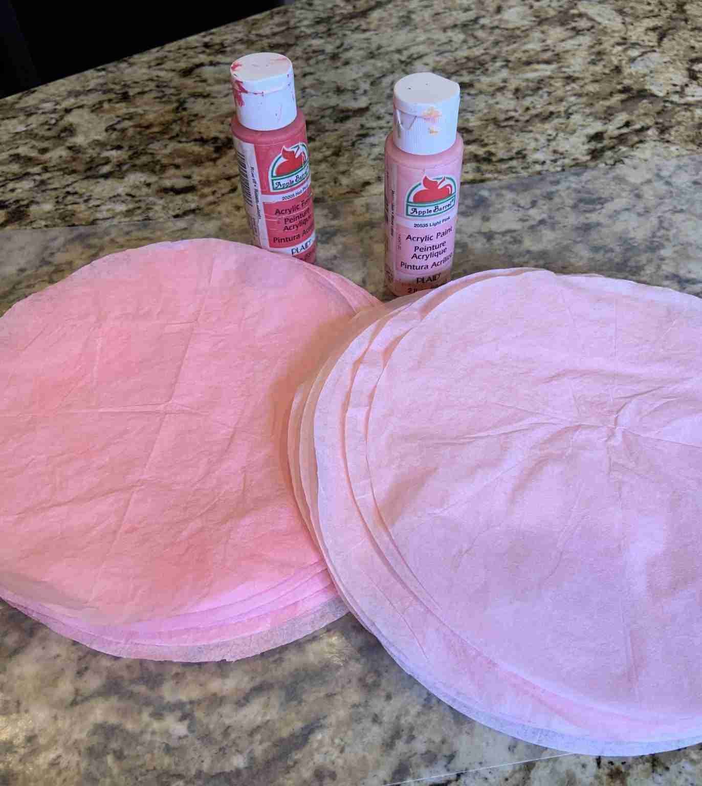 How To Dye Coffee Filters With Acrylic Paint - Word & Home