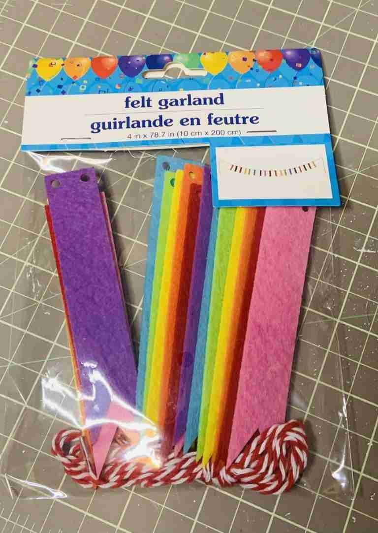 Easy Dollar Tree Felt Summer Banner - Word & Home