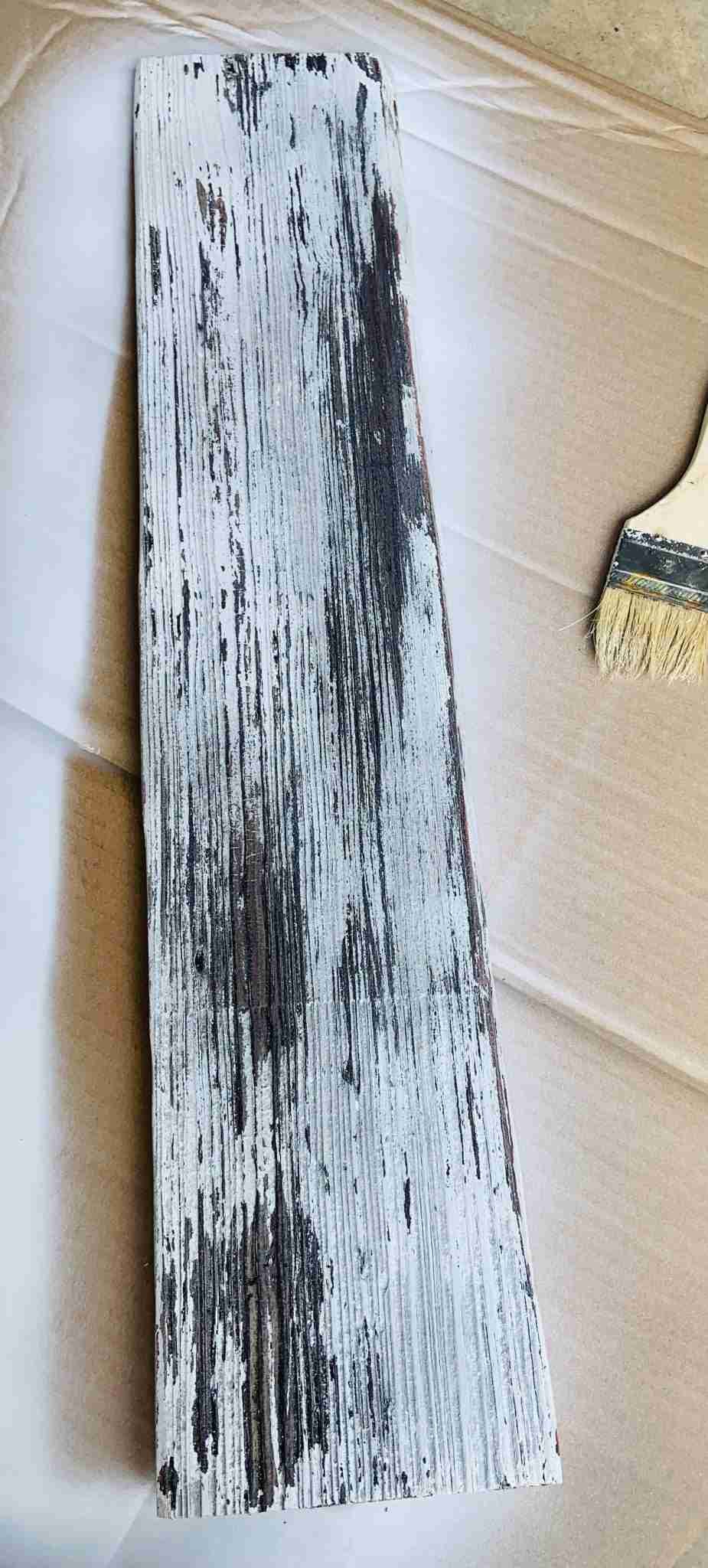 How To Create A Chippy Painted Board Finish - Word & Home