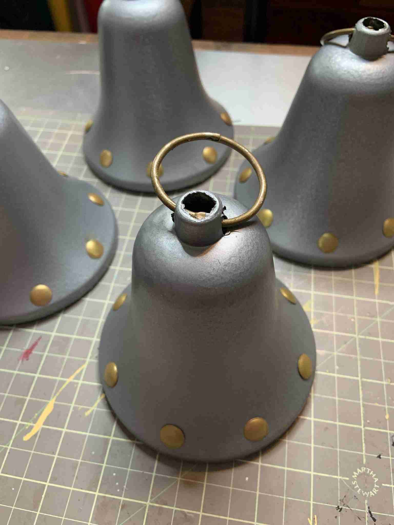 DIY Dollar Tree Christmas Bell Swag - Word & Home