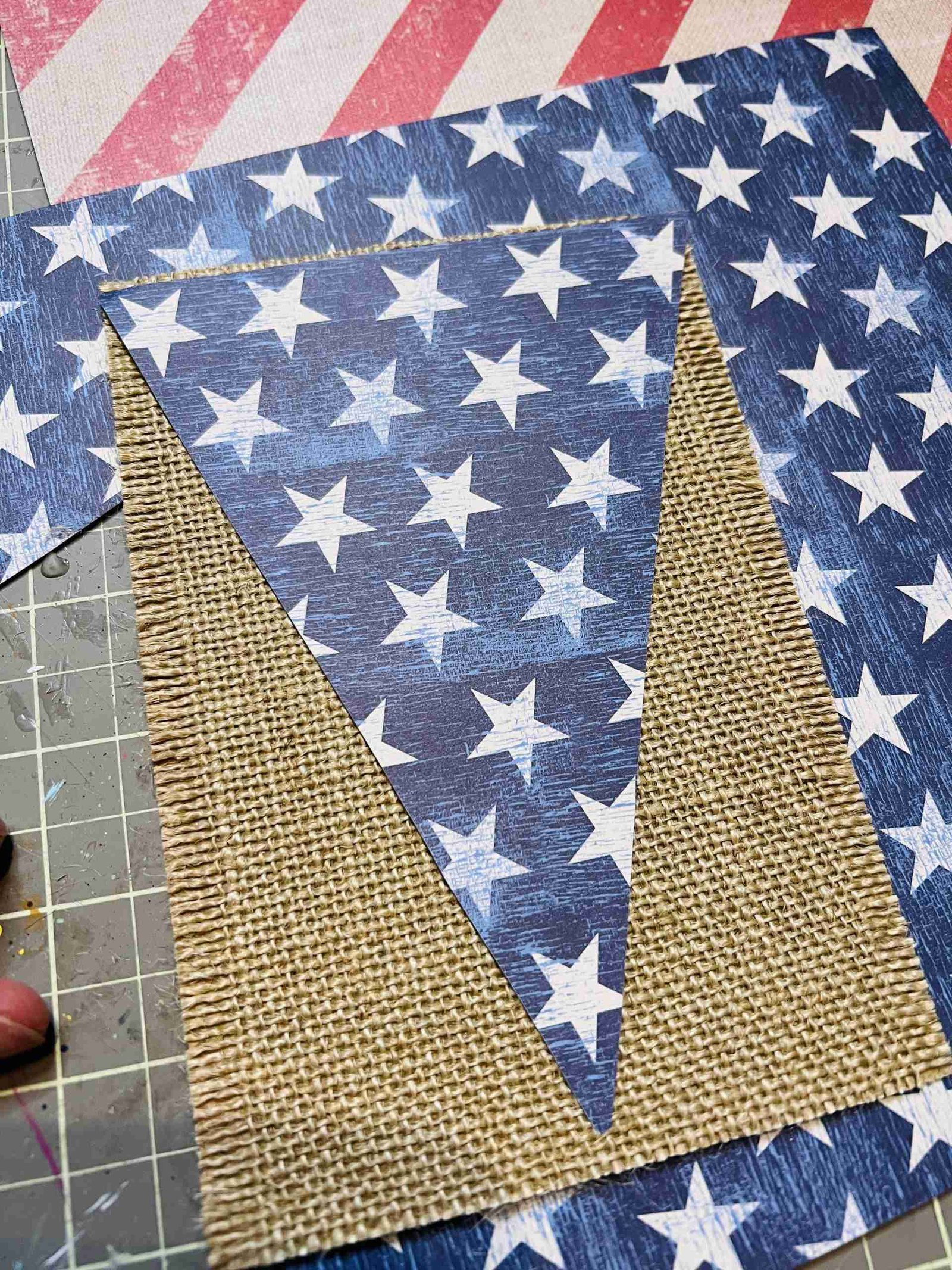 Easy DIY Patriotic Banner - Word & Home