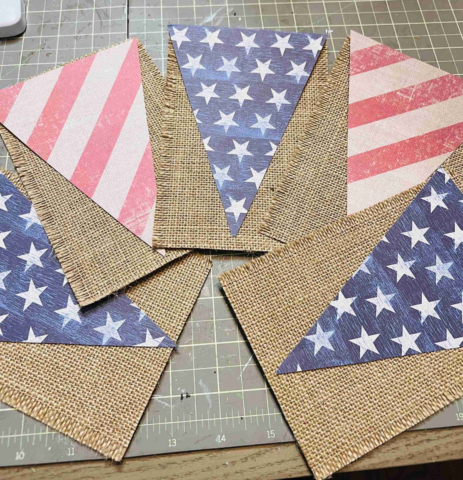 Easy DIY Patriotic Banner - Word & Home