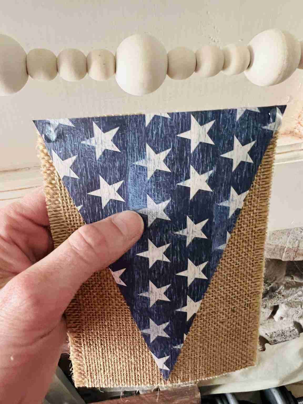 Easy DIY Patriotic Banner - Word & Home