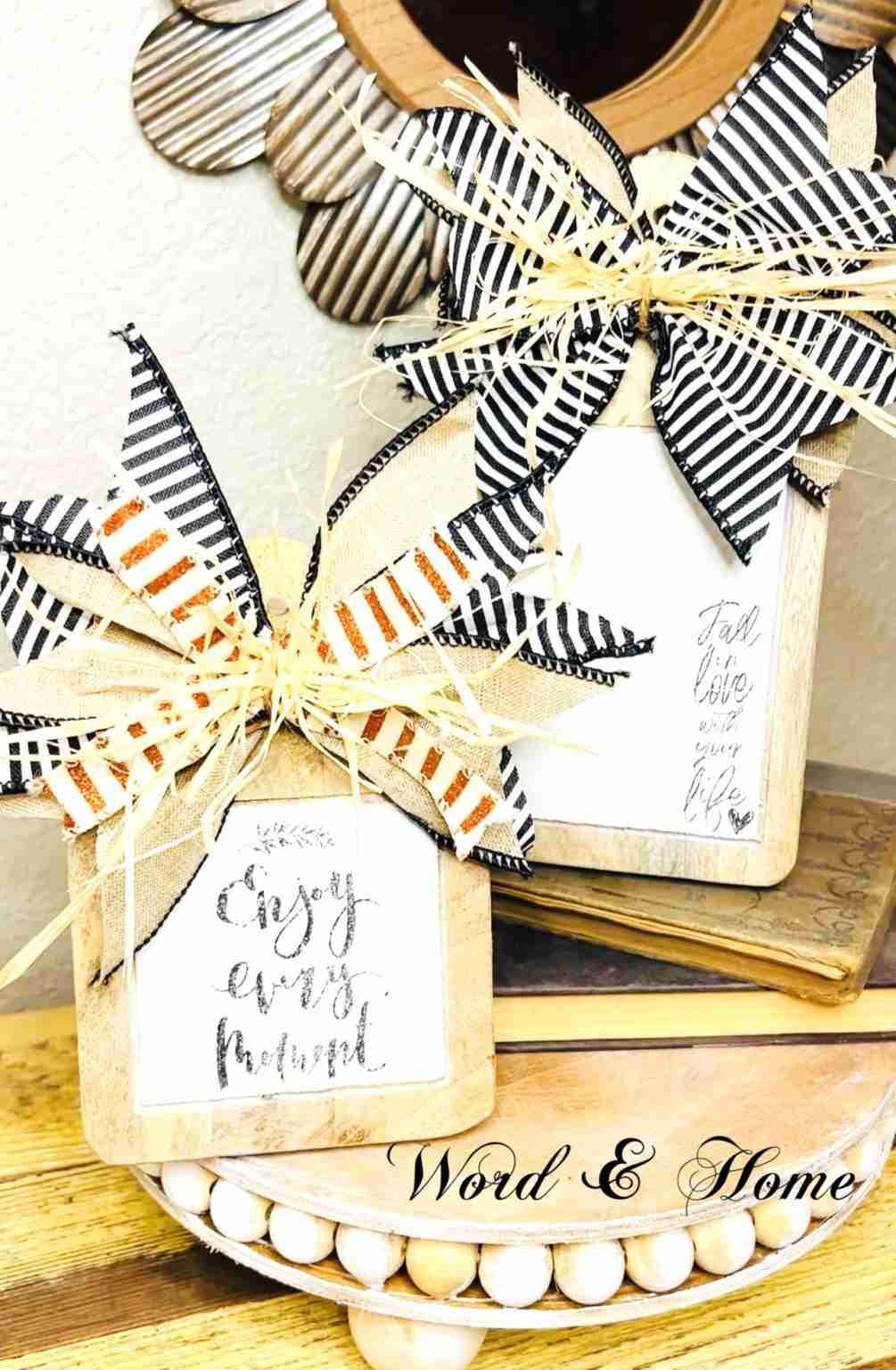 Mini Cutting Board DIY Budget Friendly Gift - Word & Home