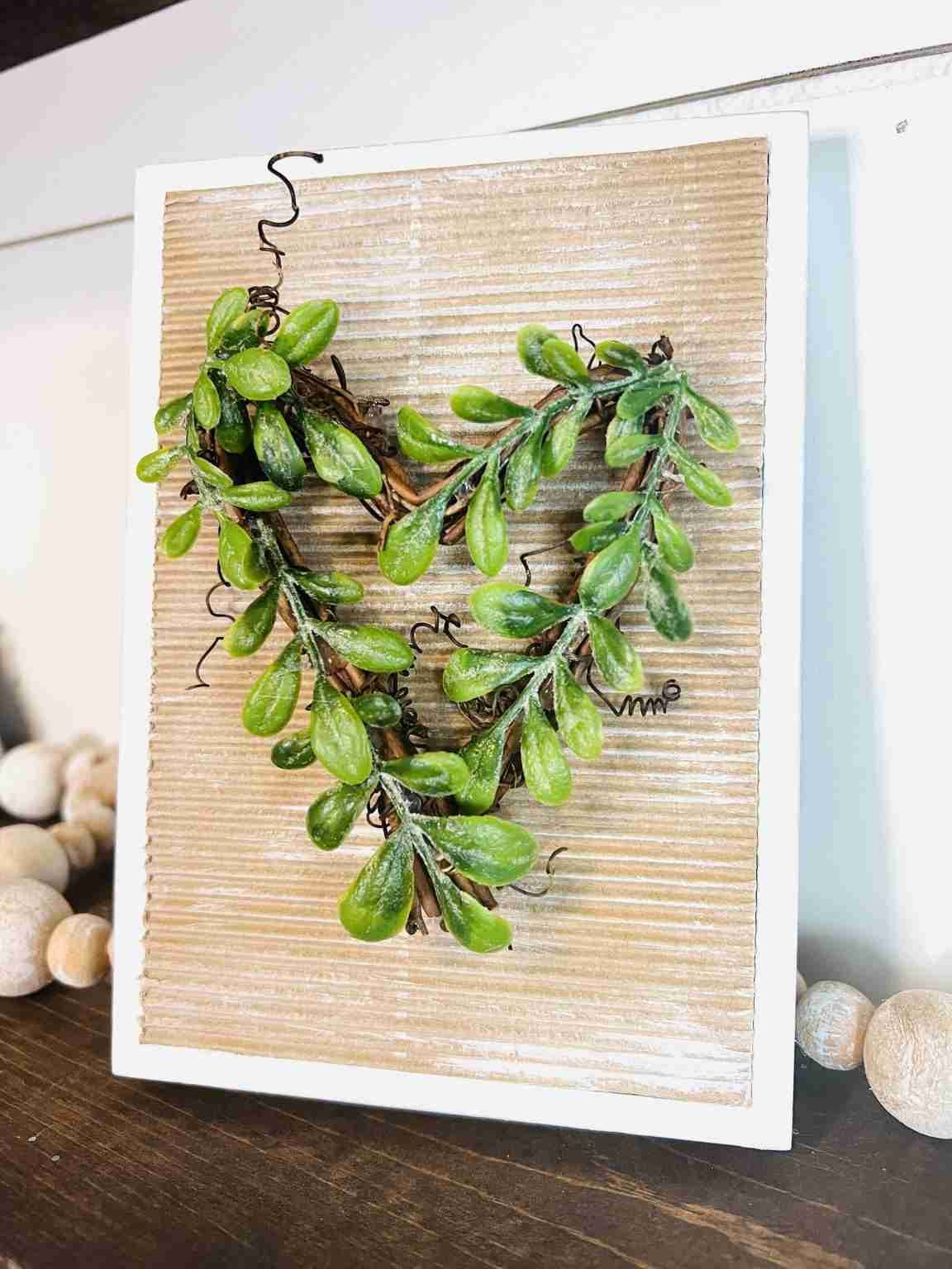 Dollar Tree Grapevine Heart Valentine Sign - Word & Home
