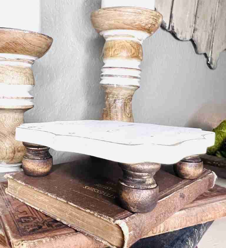 Easy Home Decor Risers - Budget Friendly DIY - Word & Home