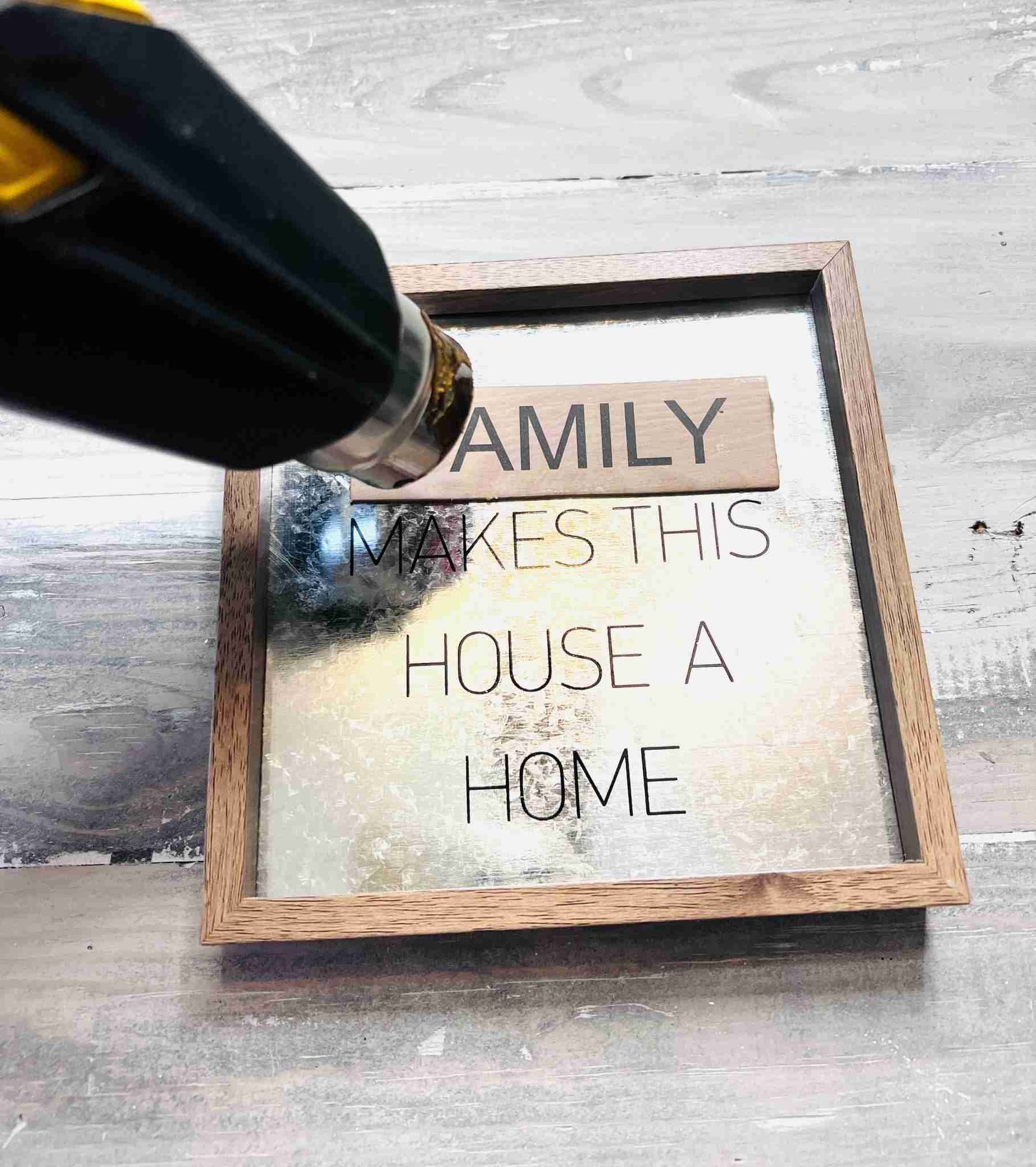 Easy Dollar Tree Transitional Sign - Word & Home