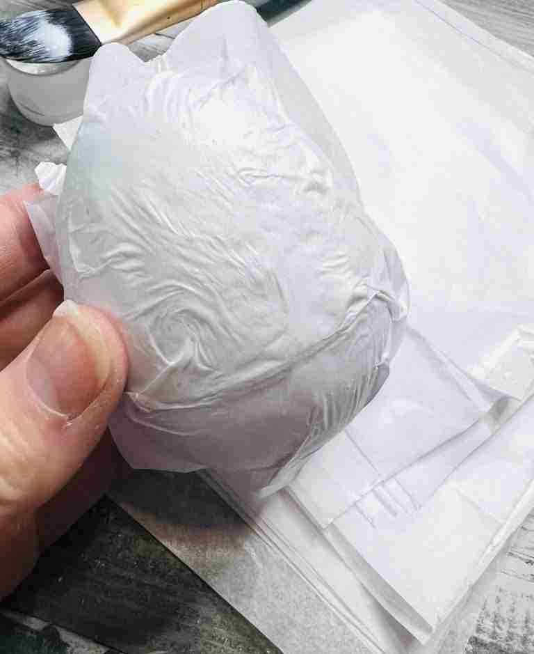 How to Create Textured Tissue Paper Eggs - Word & Home