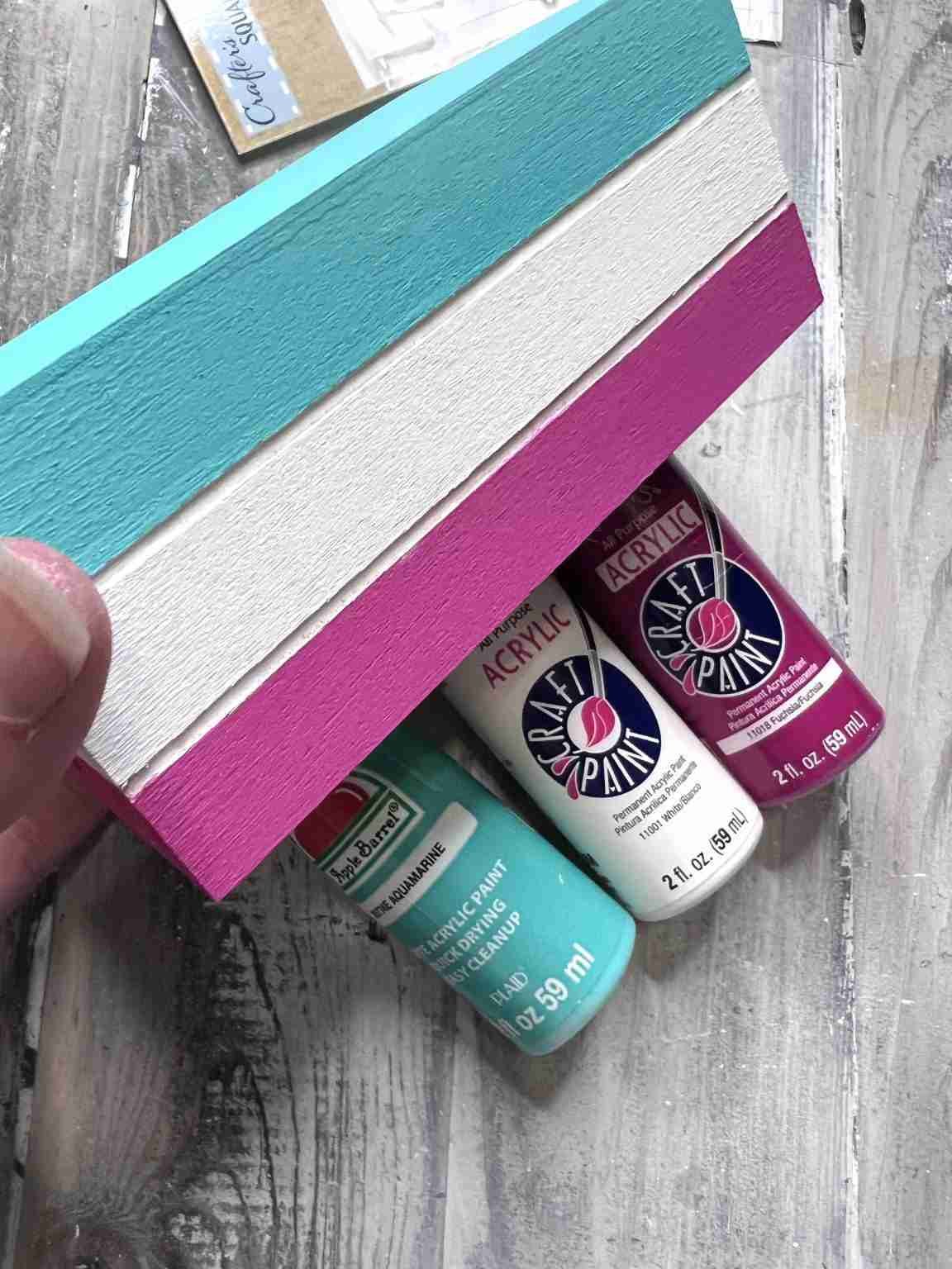 Easy Dollar Tree Mini Crate Summer DIY - Word & Home