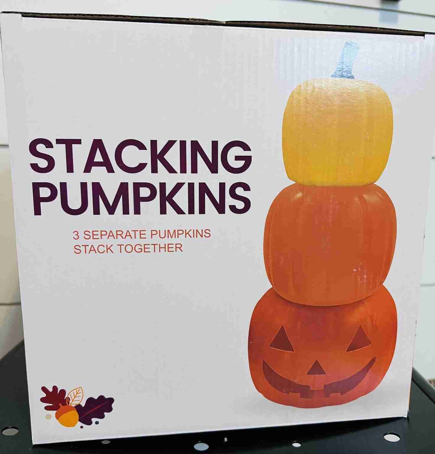 DIY Stacking Pumpkins - Faux Concrete Finish - Word & Home