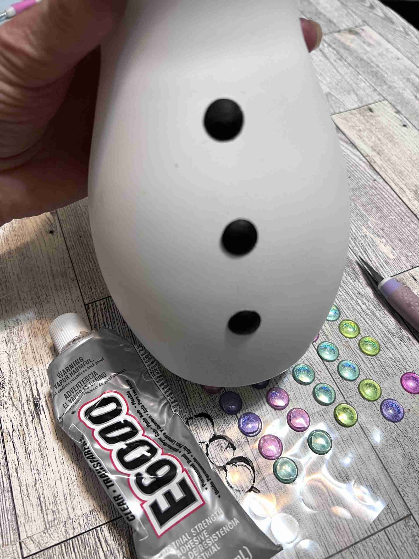 Dollar Tree Snowman - Easy DIY - Word & Home