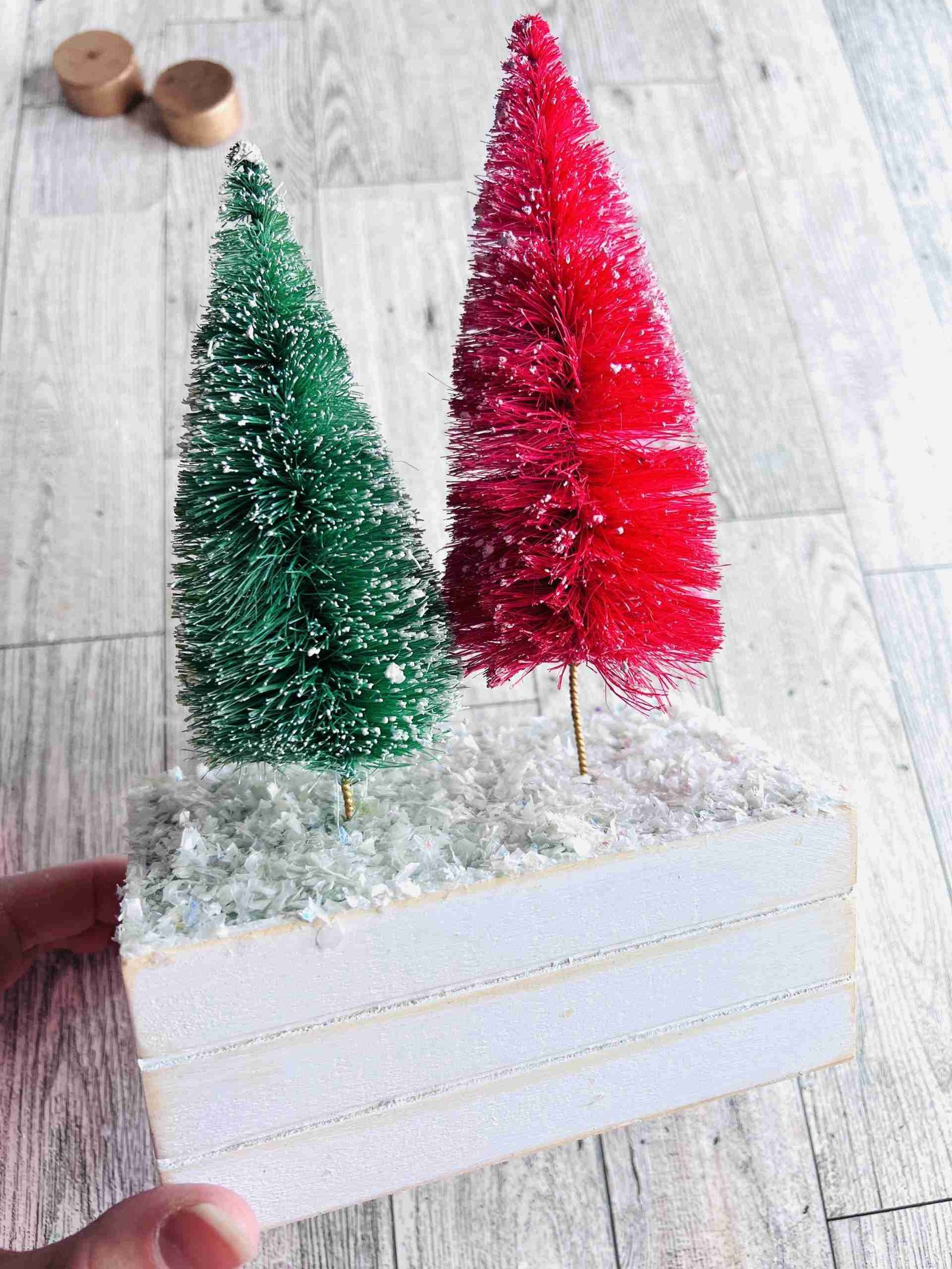 Dollar Tree Bottle Brush Tree Display - Word & Home