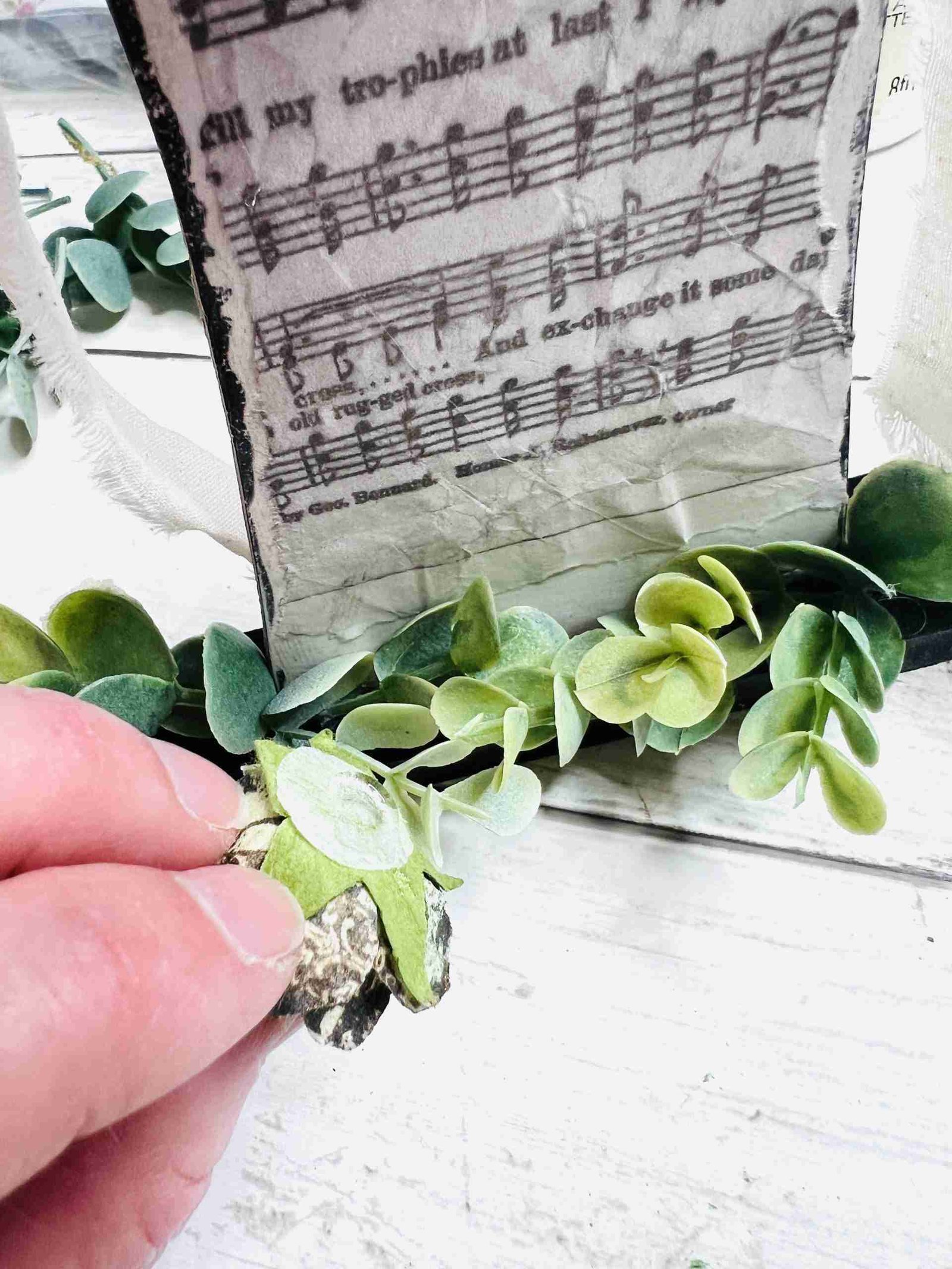 DIY Easter Cross - Dollar Tree Make-Over - Word & Home