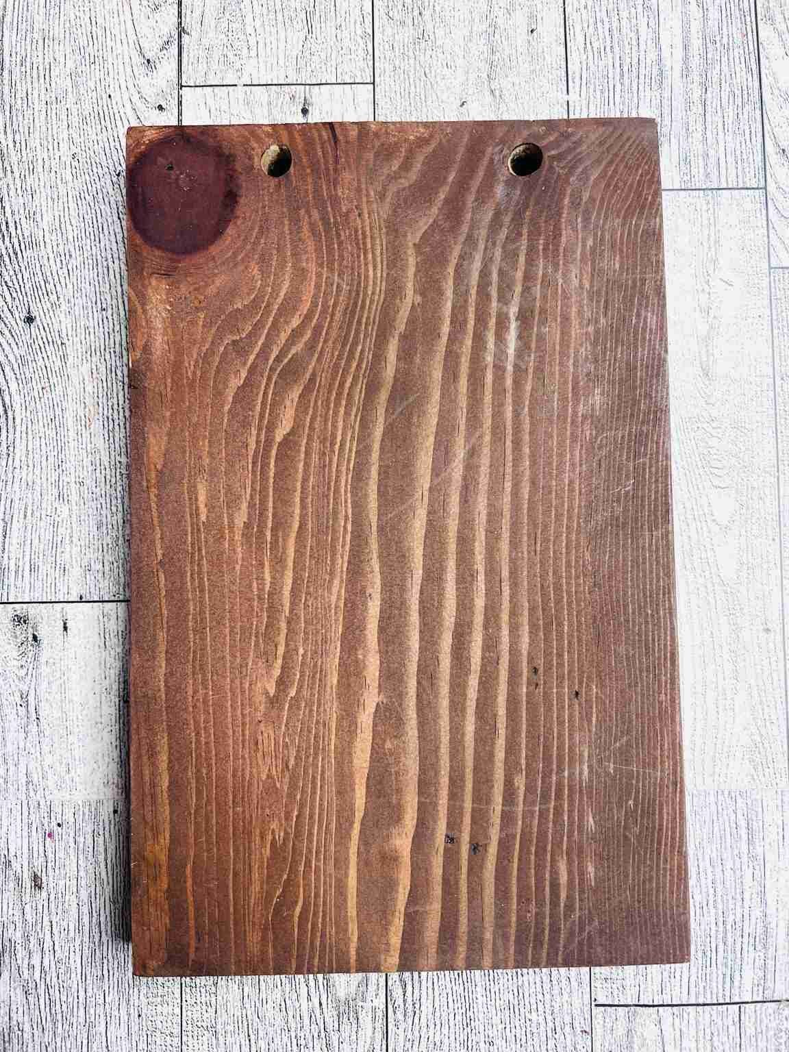 Easy Chippy Wood Technique DIY - Word & Home