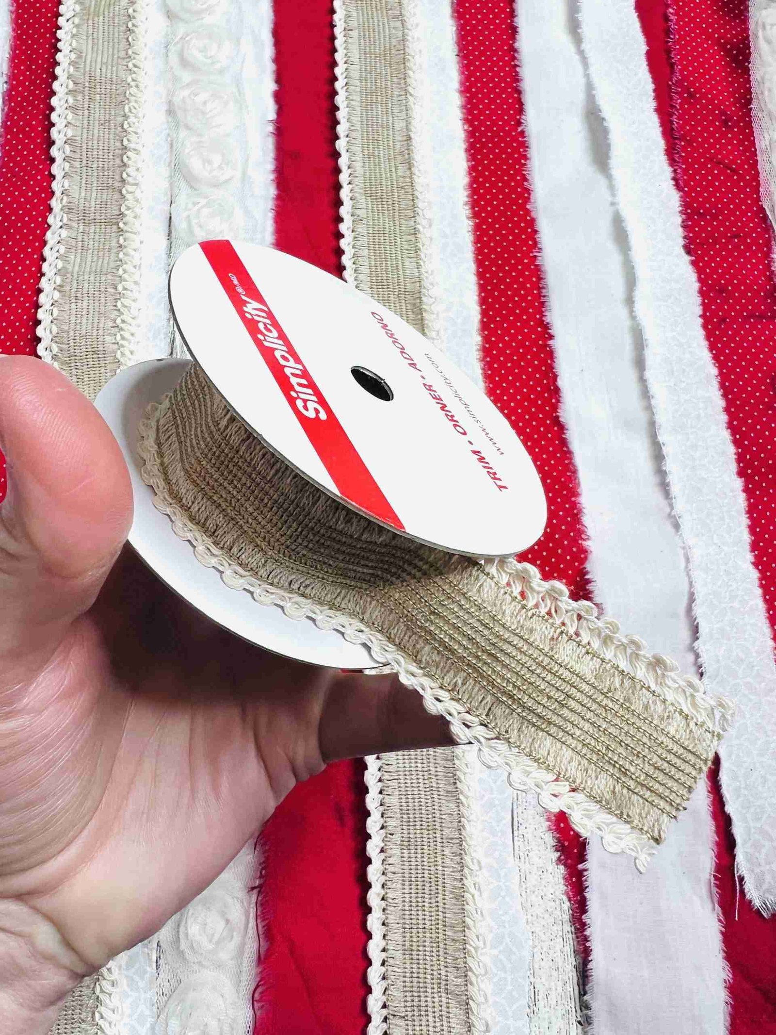 Easy Hanging Patriotic Rag Flag - Word & Home