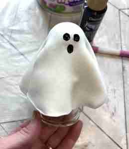 Easy Air Dry Clay Ghost for Halloween - Word & Home
