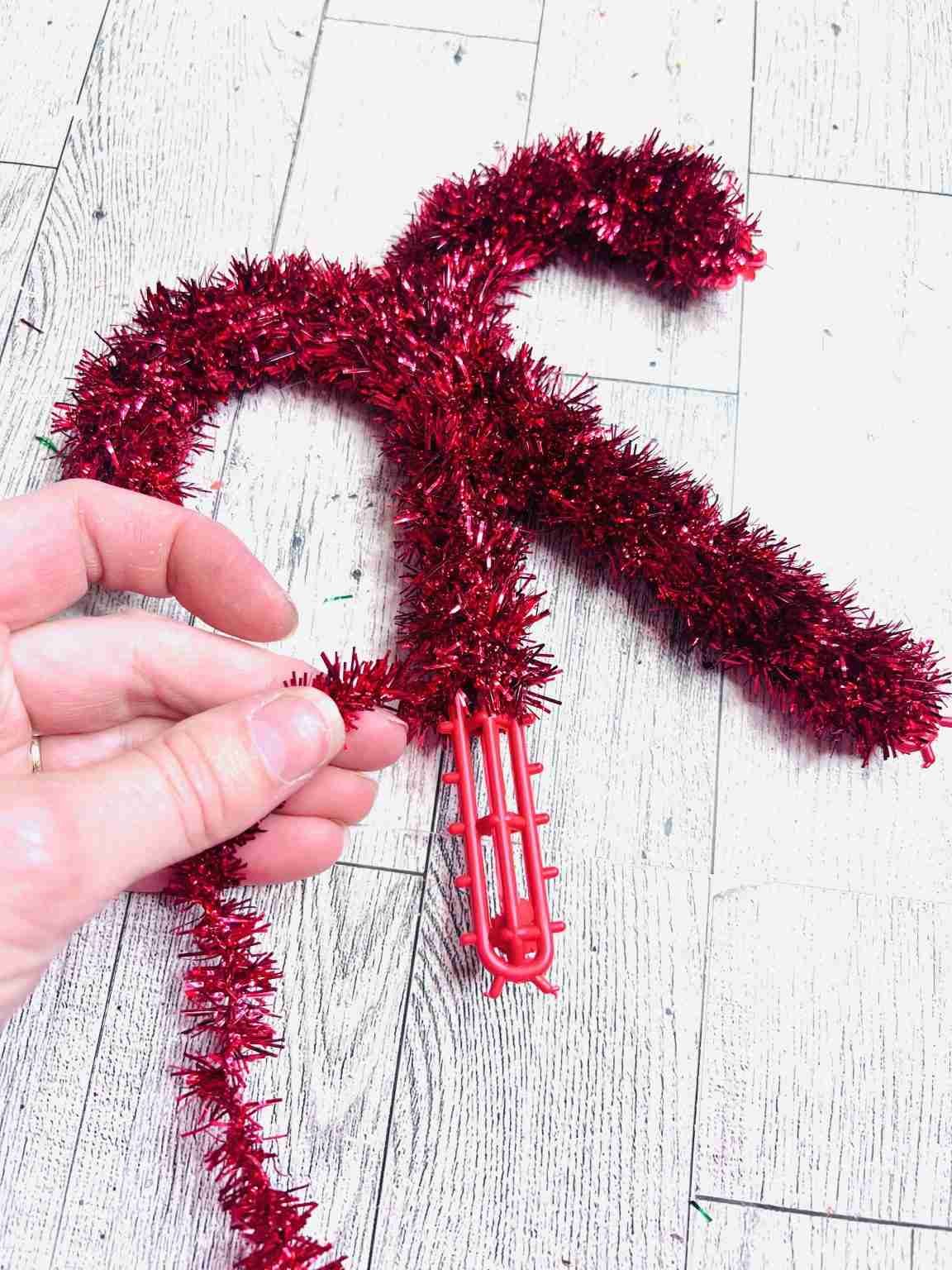 Easy Dollar Tree Primitive Candy Canes - Word & Home