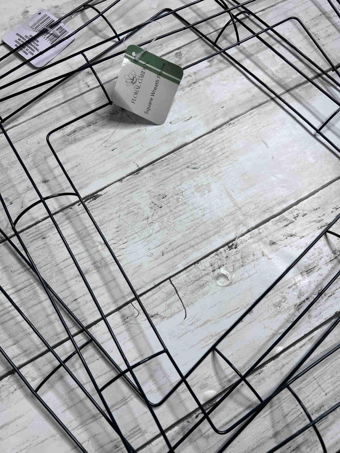 Easy Dollar Tree Square Easter Wreath - Word & Home - Word & Home