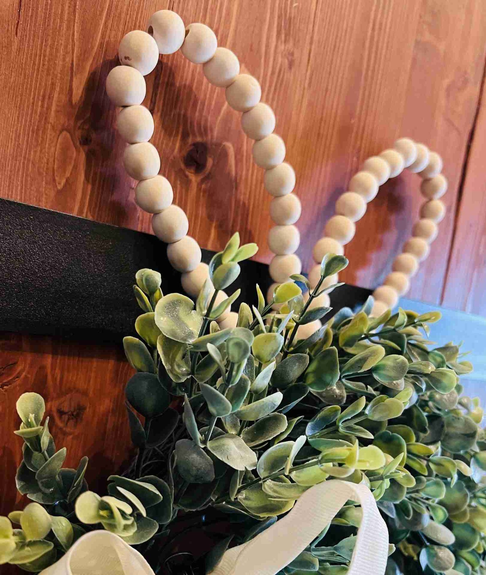 EASY Dollar Tree Beaded Bunny Ears DIY - Word & Home