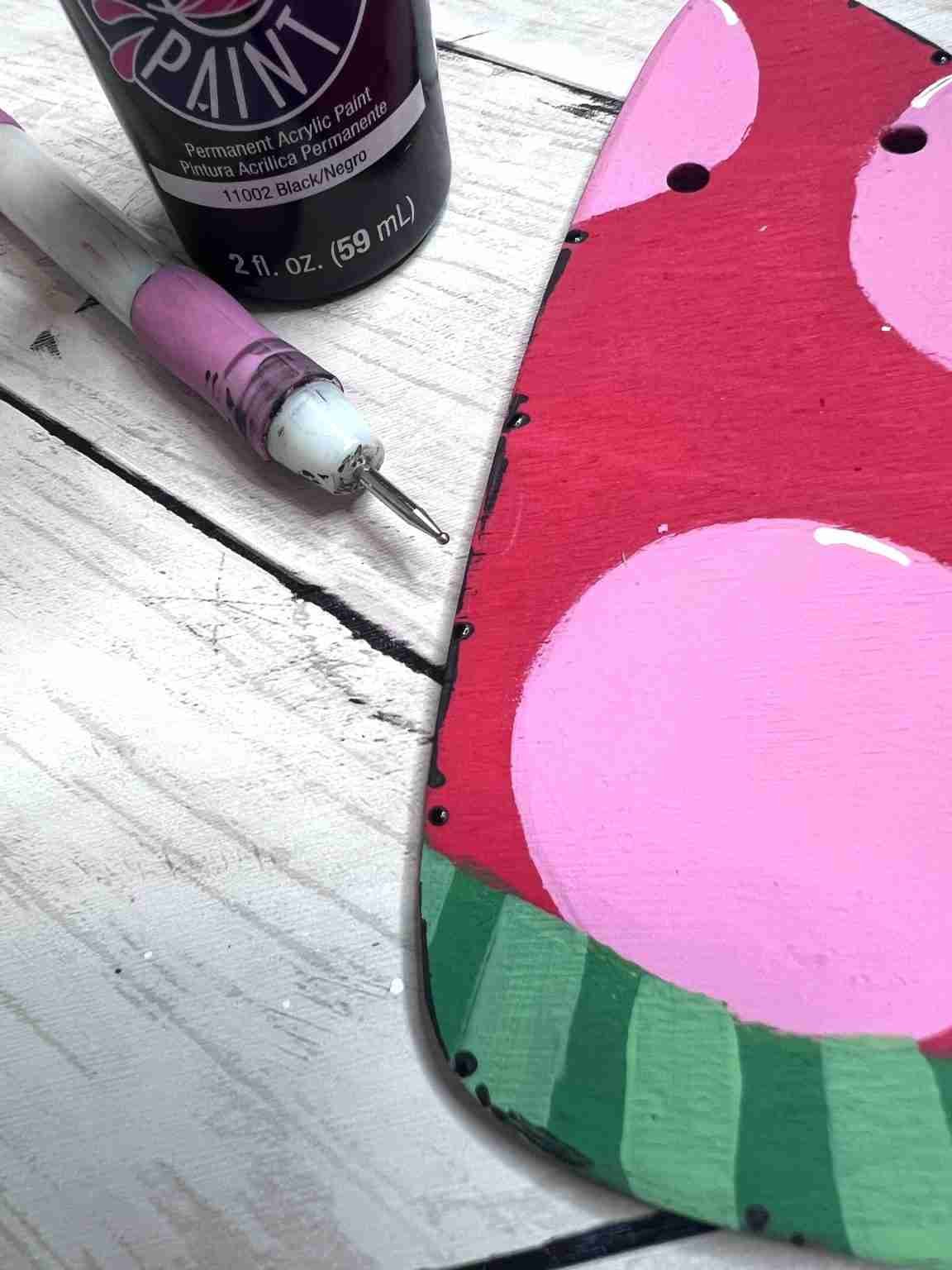 Watermelon Wedge Summer Banner DIY - Word & Home - Word & Home