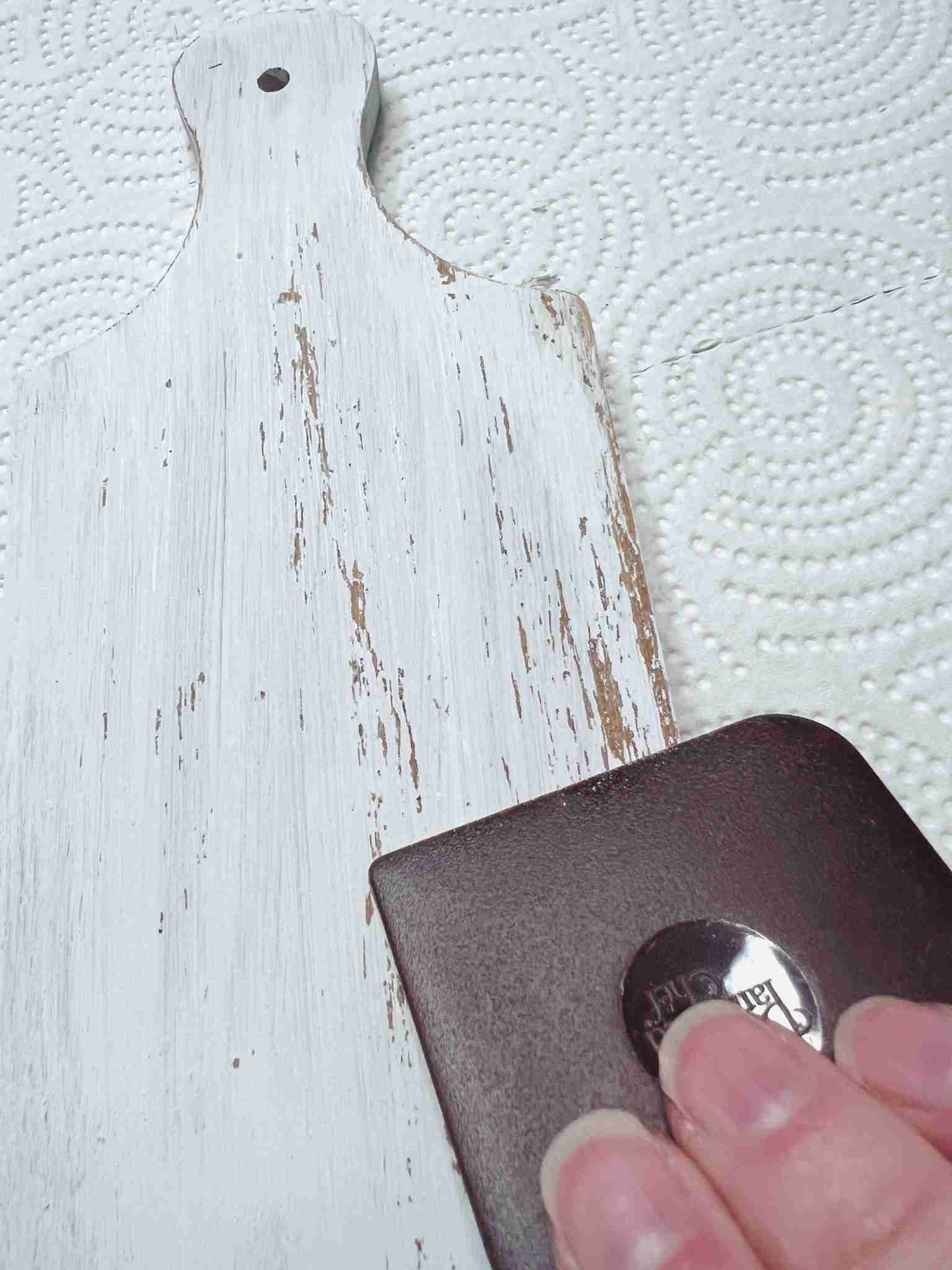 Easy DIY Button Candy Cane - Word & Home - Word & Home